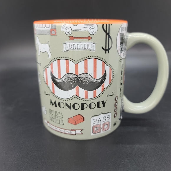 Hasbro | Dining | Hasbro Monopoly Mustache Mug 25 | Poshmark